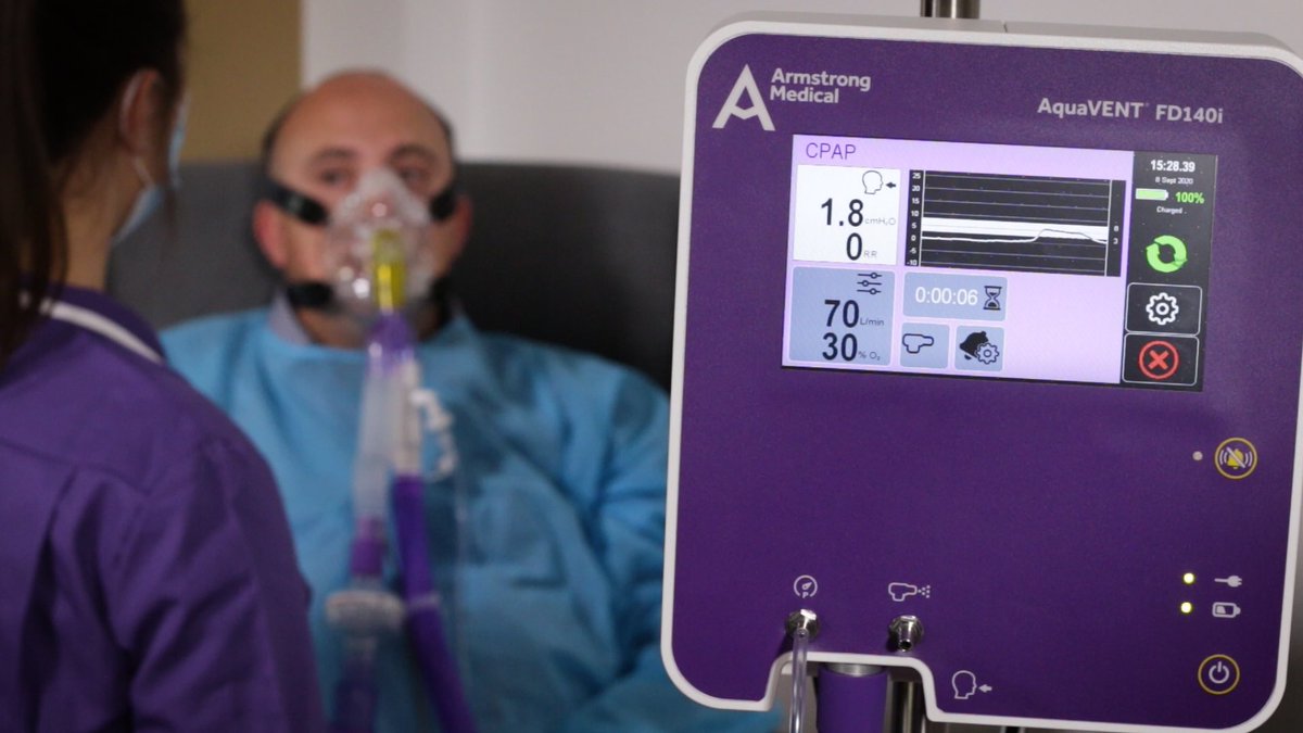 Equipo de oxigenoterapia, CPAP de alto flujo y CPAP de Burbujas FD140i ...